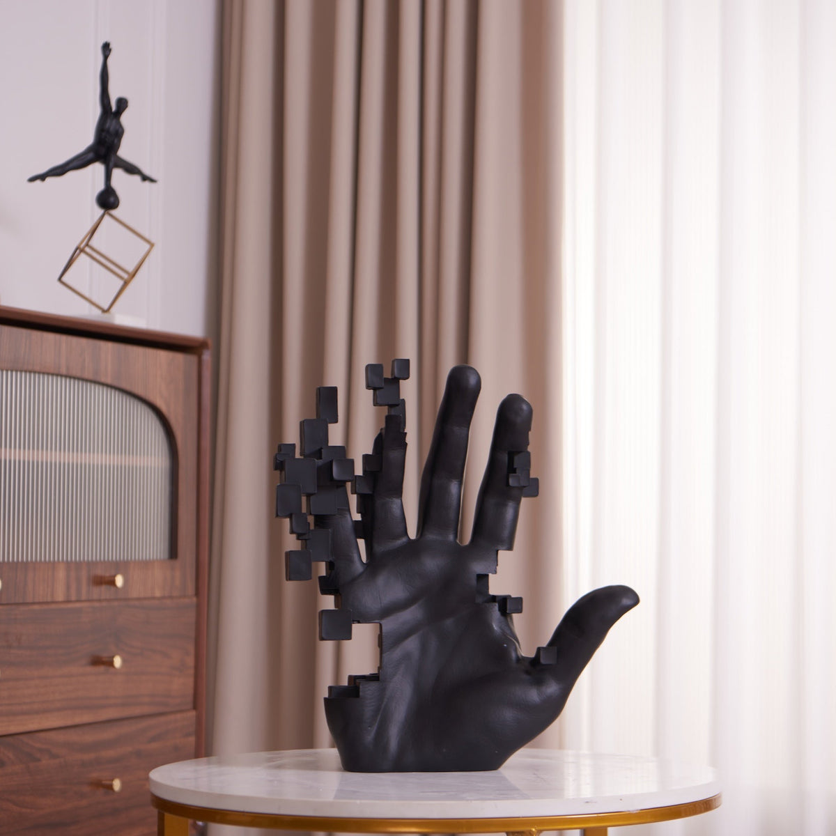 Pixel Hand // Matte Black – Finesse Decor